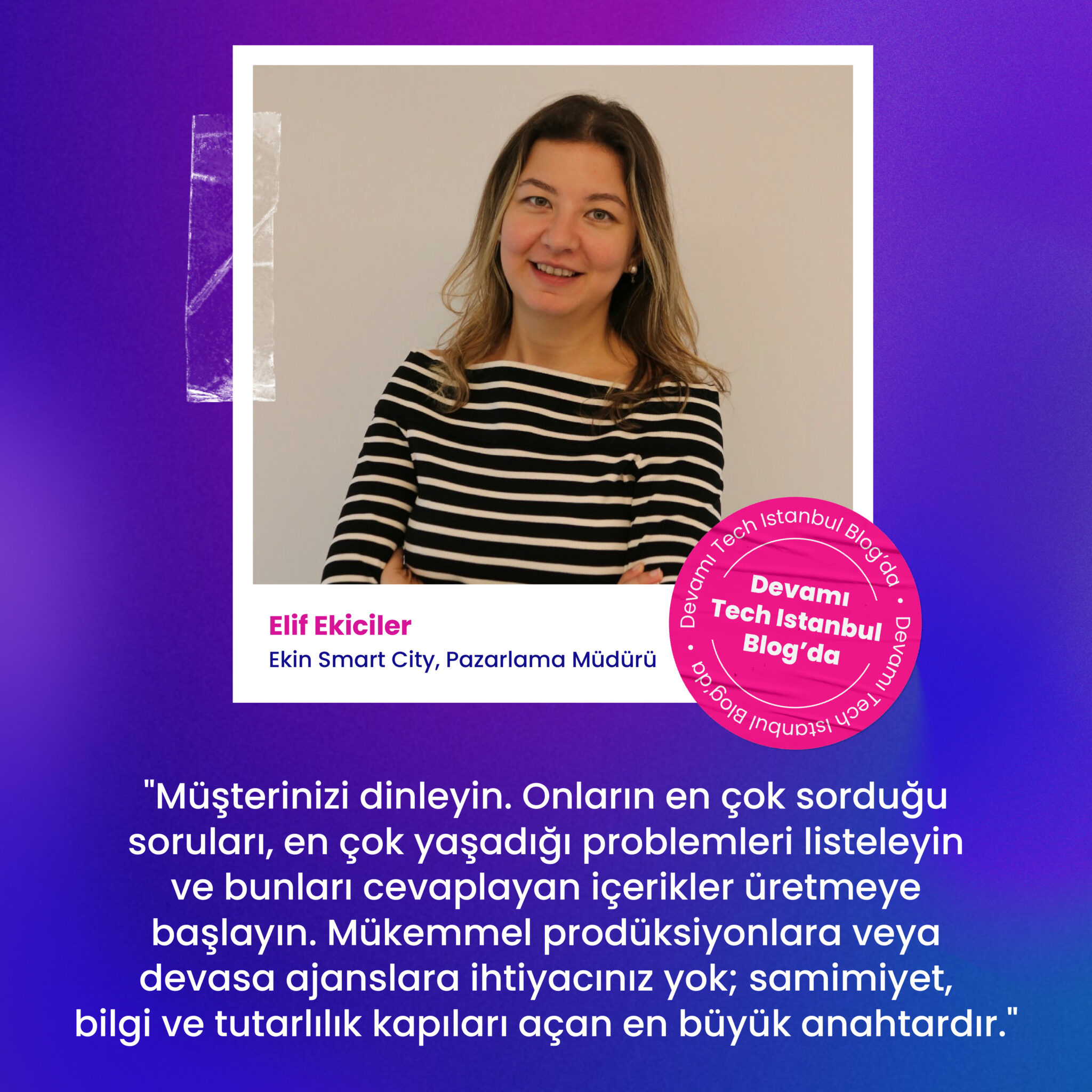 Tech Istanbul - B2B’de İçerik Pazarlamasının Rolü